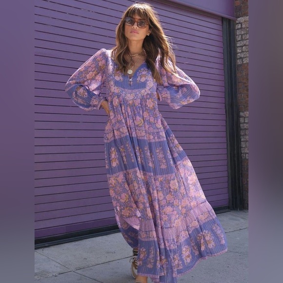 Spell | Dresses | Spell Juniper Gown In Violet | Poshmark